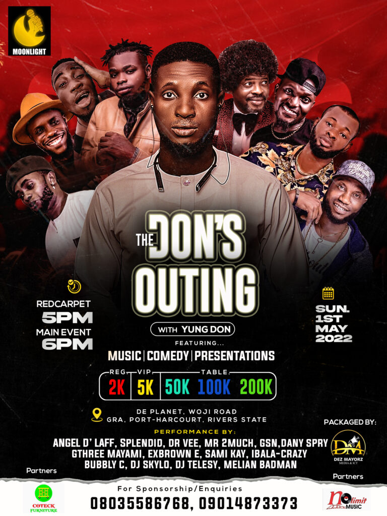 Don’s Outing: Newest Artiste In Port Harcourt, Yung Don Sets For A ...